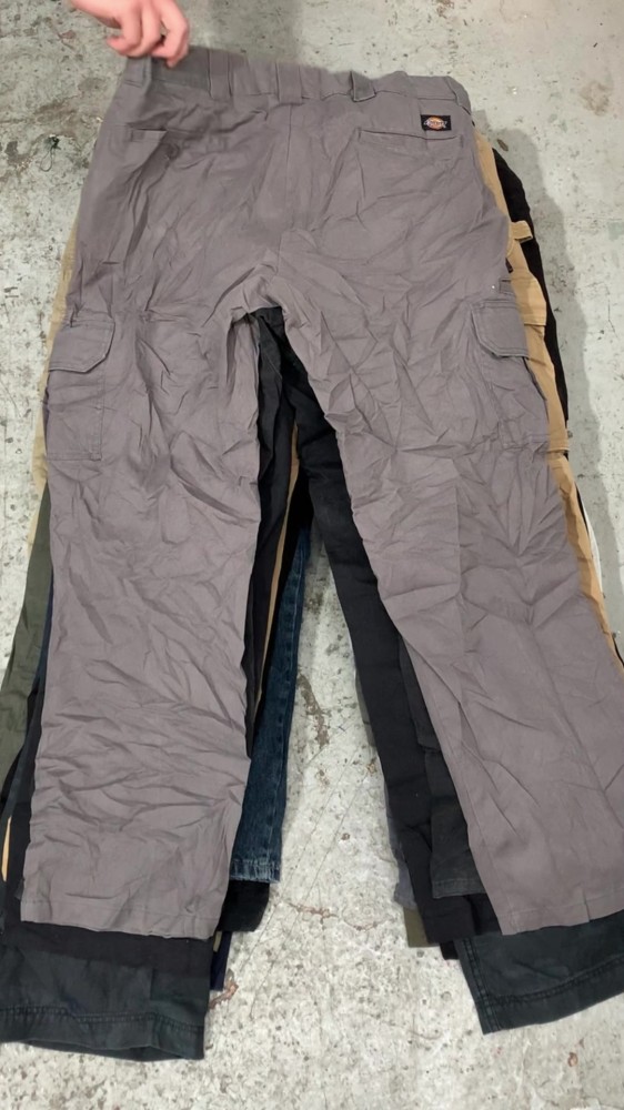 BRANDED CARGO TROUSERS - GRADE A - 50pc
