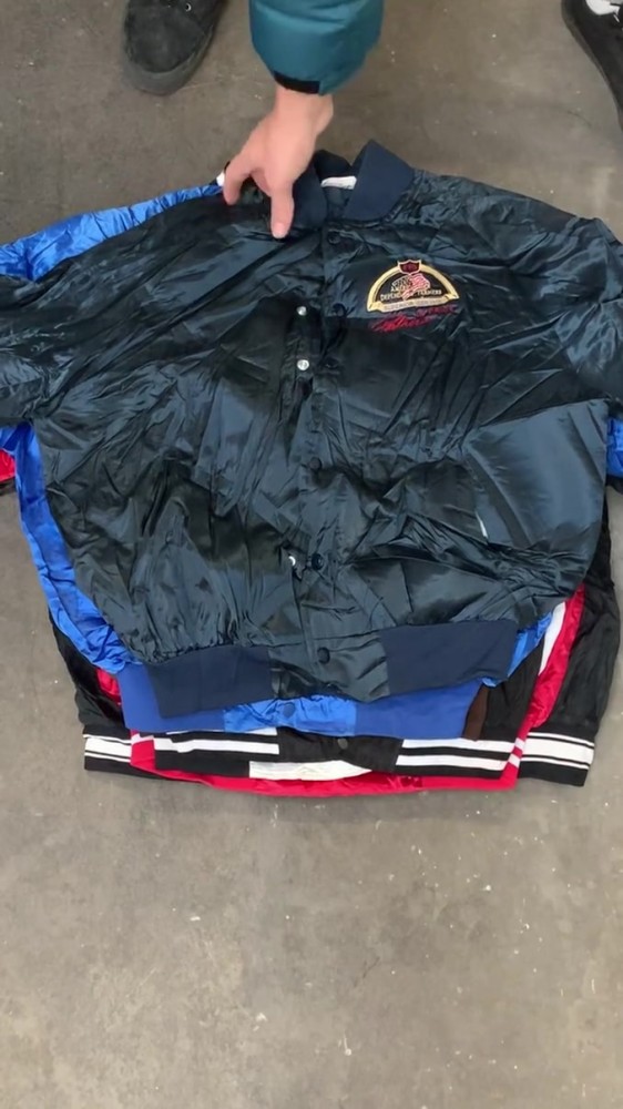 NYLON VARSITY JACKETS - GRADE A - 30pc